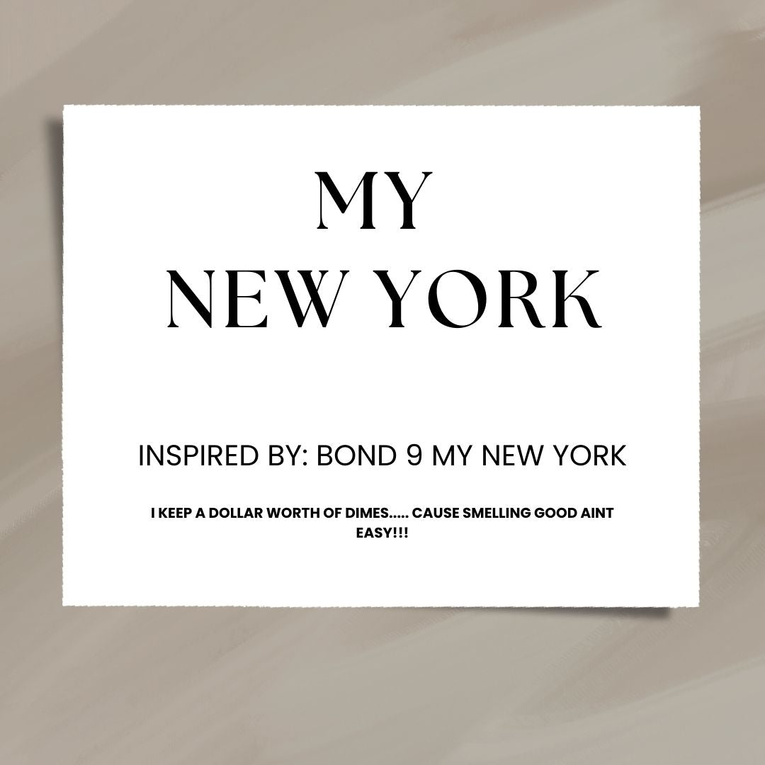My New York Inspired. – Unique Aromas Natural Products